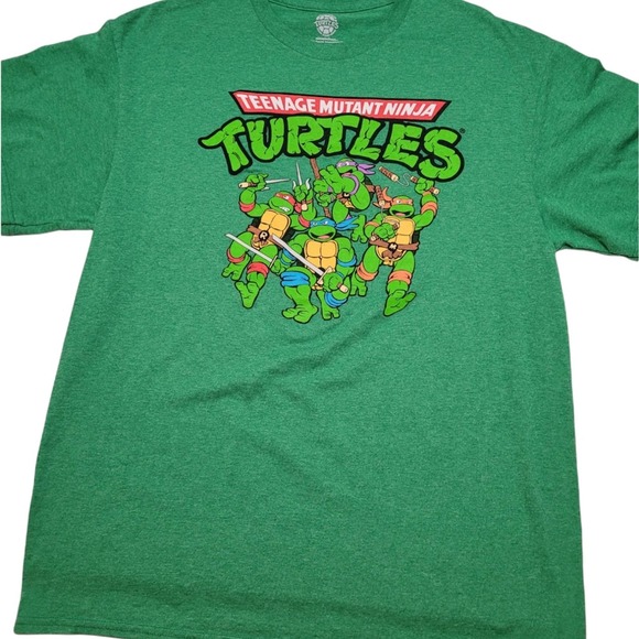 TMNT Retro | Shirts | 8s Inspired Graphic Print Nickelodeon Teenage ...